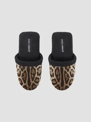 Dolce & Gabbana Leopard Slippers