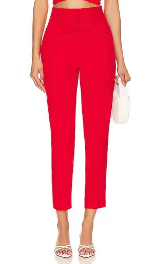 Bardot Corset Pant - Famous Red