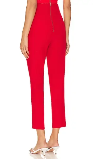 Bardot Corset Pant - Famous Red
