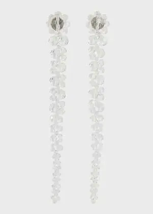 Simone Rocha Simone Rocha Crystal Drip Earrings Clear