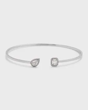 Messika Messika My Twin 18K White Gold Bangle Bracelet 10 White Gold