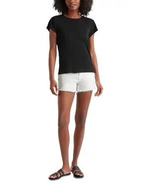 Splendid Faye Crewneck Tee - Black