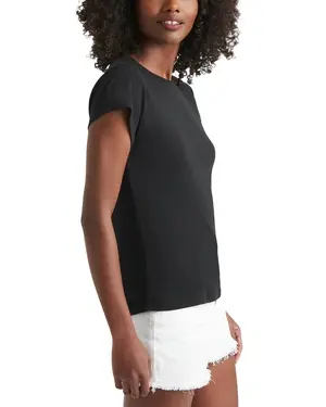 Splendid Faye Crewneck Tee - Black