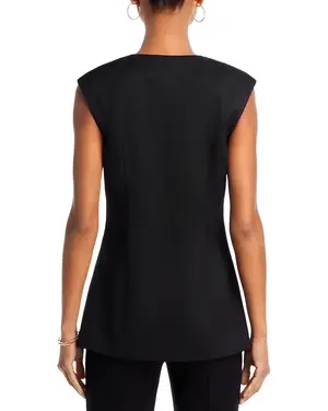 Endless Rose Tailored Vest - Black
