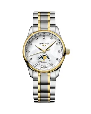 LONGINES Master Collection 34mm Watch - White/silver