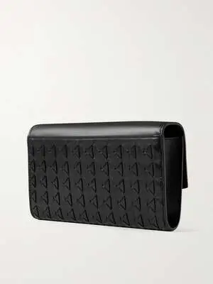 SERAPIAN Woven Leather Clutch