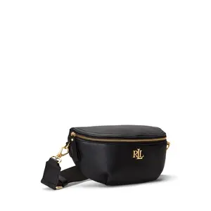 Ralph Lauren Leather Marcy Belt Bag - Black