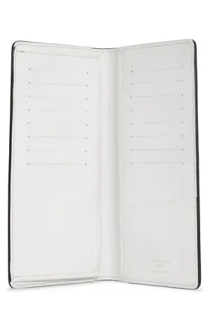 LOUIS VUITTON Monogram Taigarama Brazza Wallet - White