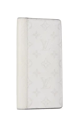 LOUIS VUITTON Monogram Taigarama Brazza Wallet