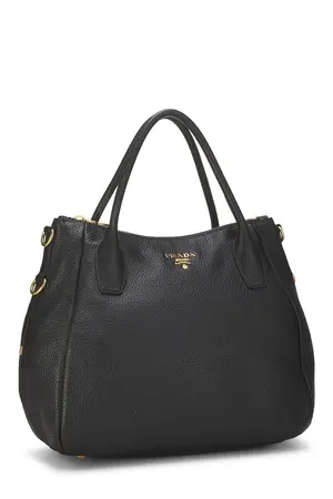Prada Vitello Daino Sacca 2 Manici Tote Bag
