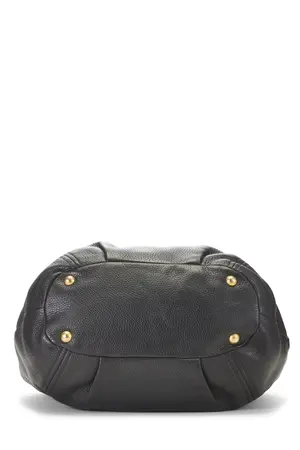 Prada Vitello Daino Sacca 2 Manici Tote Bag - Black