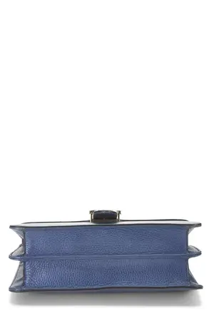 Gucci Leather Interlocking Crossbody Bag - Blue