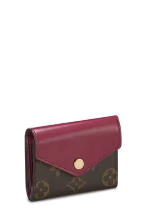LOUIS VUITTON Monogram Canvas Zoe Wallet - Pink