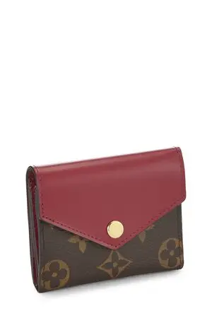 LOUIS VUITTON Monogram Canvas Zoe Wallet - Purple