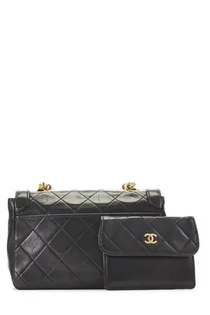 Chanel Quilted Lambskin Curved Flap