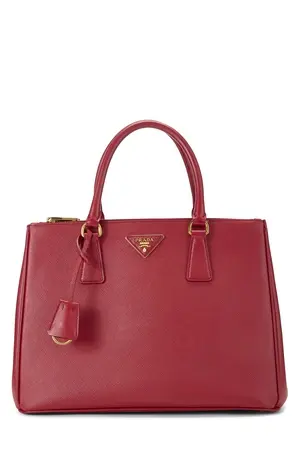 Prada Saffiano Executive Tote - Red