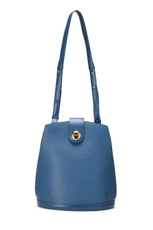 LOUIS VUITTON Bleu Celeste Epi Cluny - Blue