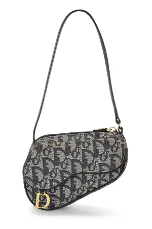 Dior Trotter Canvas Saddle Pouch