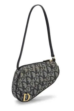 Dior Trotter Canvas Saddle Pouch