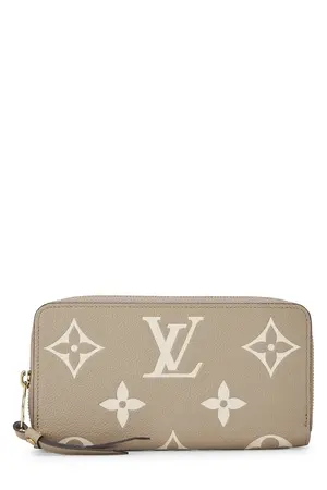 LOUIS VUITTON Giant Monogram Empreinte Zippy Continental - Grey