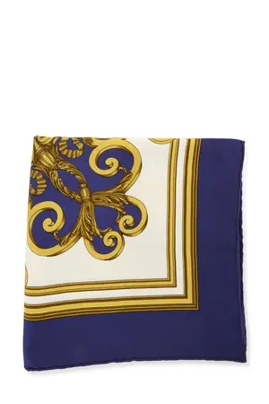Hermès Multicolor 'les Tuileries' Silk Scarf 90