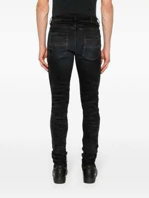 Amiri Crystal Shotgun Skinny Jeans