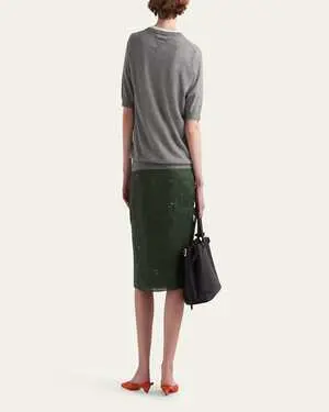 Prada Cashmere Knit Shirt - Grigio