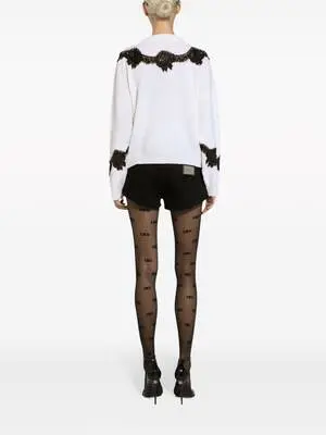 Dolce & Gabbana Lace-insert Jumper