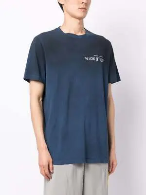 ISO.POETISM Graphic-print Tie-dye T-shirt