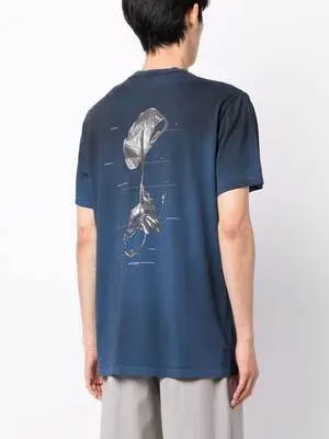 ISO.POETISM Graphic-print Tie-dye T-shirt