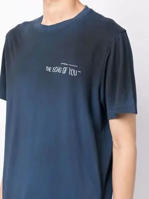 ISO.POETISM Graphic-print Tie-dye T-shirt