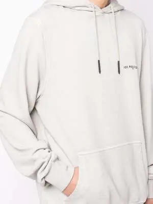 ISO.POETISM Logo-print Cotton Hoodie