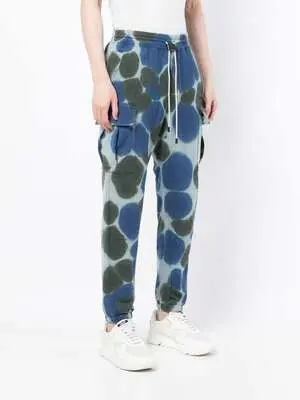 Buscemi Tie-dye Cotton Track Pants