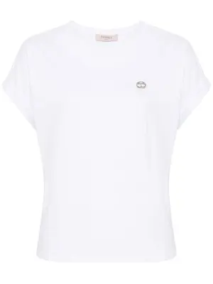 Twinset Straight Hem T-shirts For Women