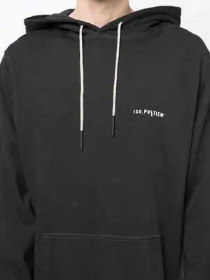 ISO.POETISM Logo-print Pullover Hoodie