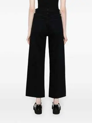 AGOLDE Ren High-rise Cropped Jeans - Black
