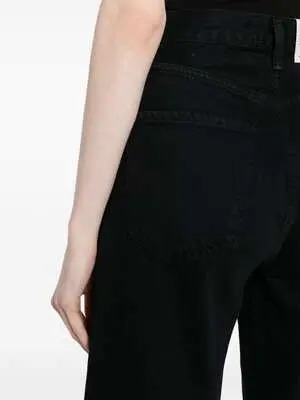 AGOLDE Ren High-rise Cropped Jeans - Black