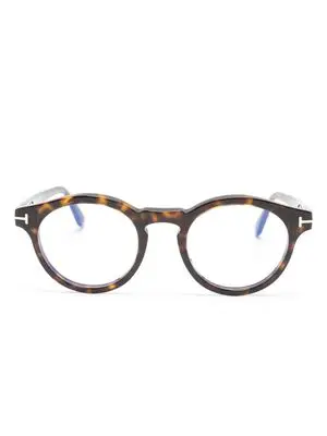TOM FORD Tortoiseshell Pantos-frame Glasses