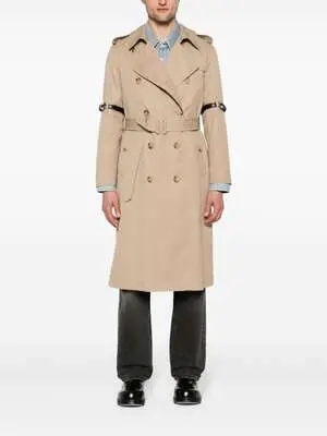 Coperni Belt-detail Trench Coat - Neutrals