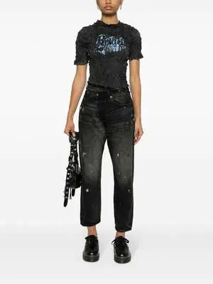 R13 Mid-rise Straight-leg Jeans - Black
