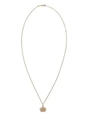 Dolce & Gabbana 18k White Gold Royal Diamond Pendant - Silver