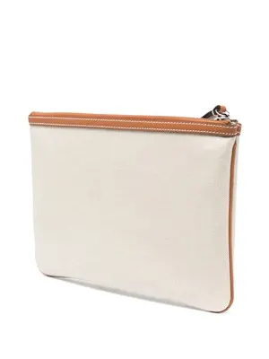 Gucci Logo-print Canvas Clutch