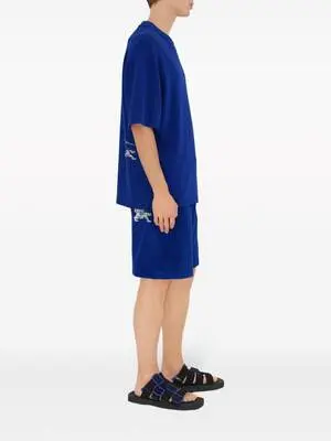 Burberry Ekd-motif Towelling T-shirt