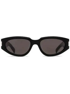 Saint Laurent Polished Oval Sunglasses