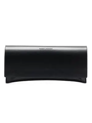 Saint Laurent Polished Oval Sunglasses