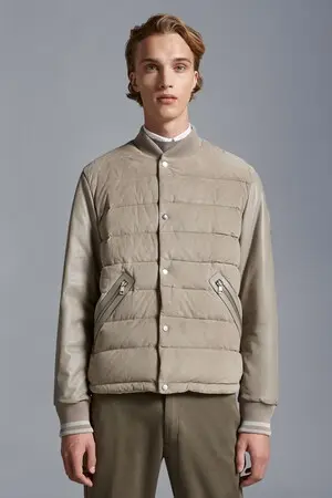 Moncler Chalanches Suede Down Jacket