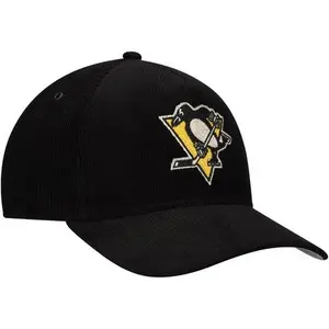 American Needle Pittsburgh Penguins Corduroy Chain Stitch Adjustable Hat