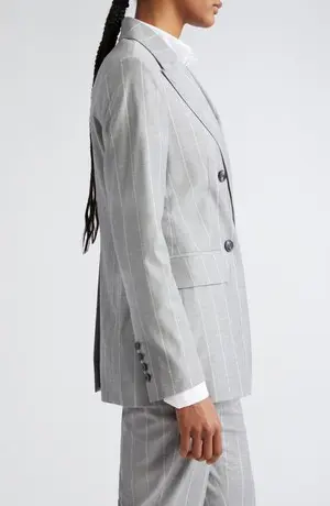 Eleventy Pinstripe Double-breasted Blazer