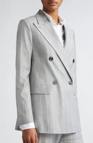 Eleventy Pinstripe Double-breasted Blazer