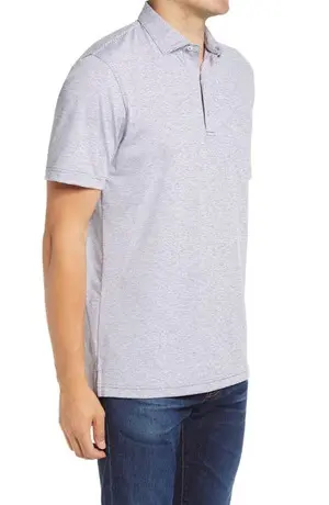 Johnnie-o Lyndon Classic Fit Polo - Heather Twilight